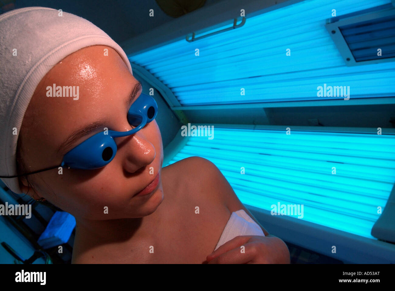 Solarium glasses hi-res stock photography and images - Alamy