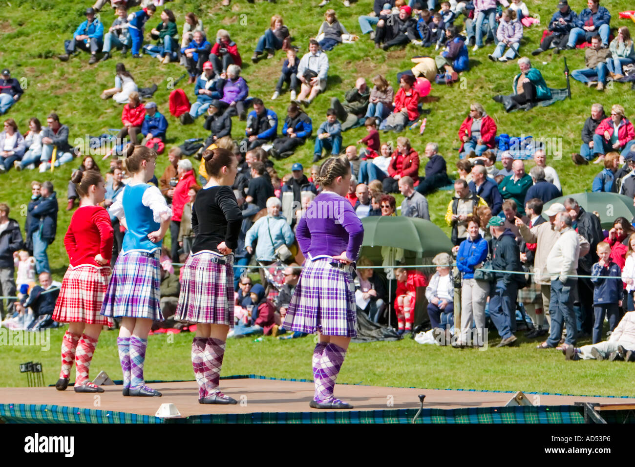Highland dancers highland games in hi-res stock photography and images ...