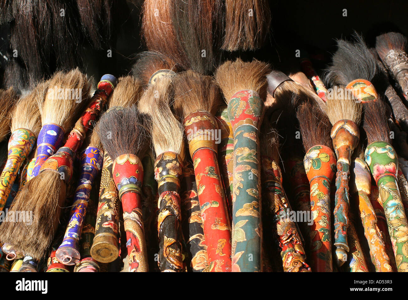 Beijing brushes chinese calligraphy hi-res stock photography and images ...