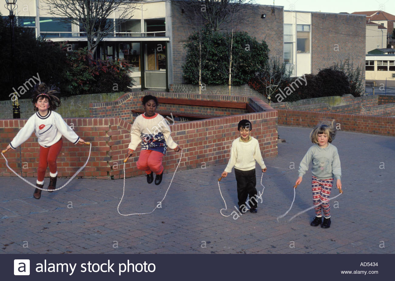 Schoolchildren Skipping Stock Photos & Schoolchildren Skipping Stock ...