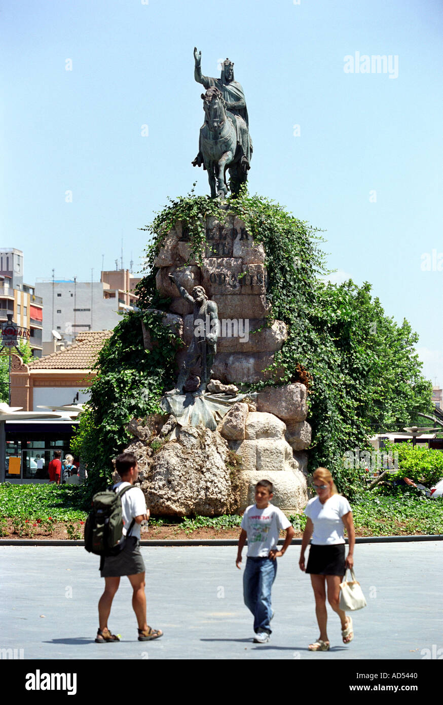 Statue of King Jaime II in city centre Palma Majorca Stock Photo - Alamy