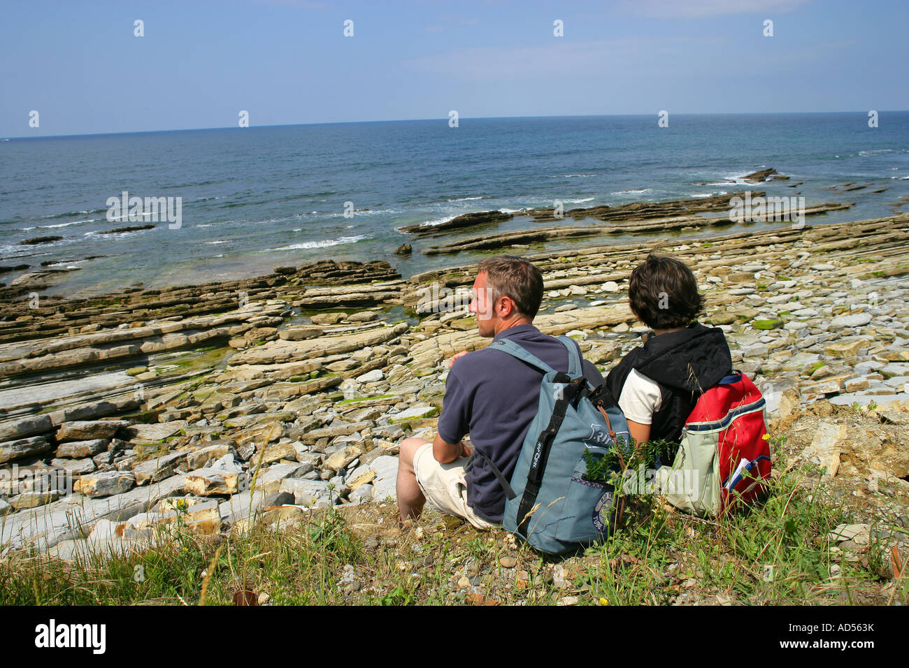 Couple admiring the view Stock Photo - Alamy