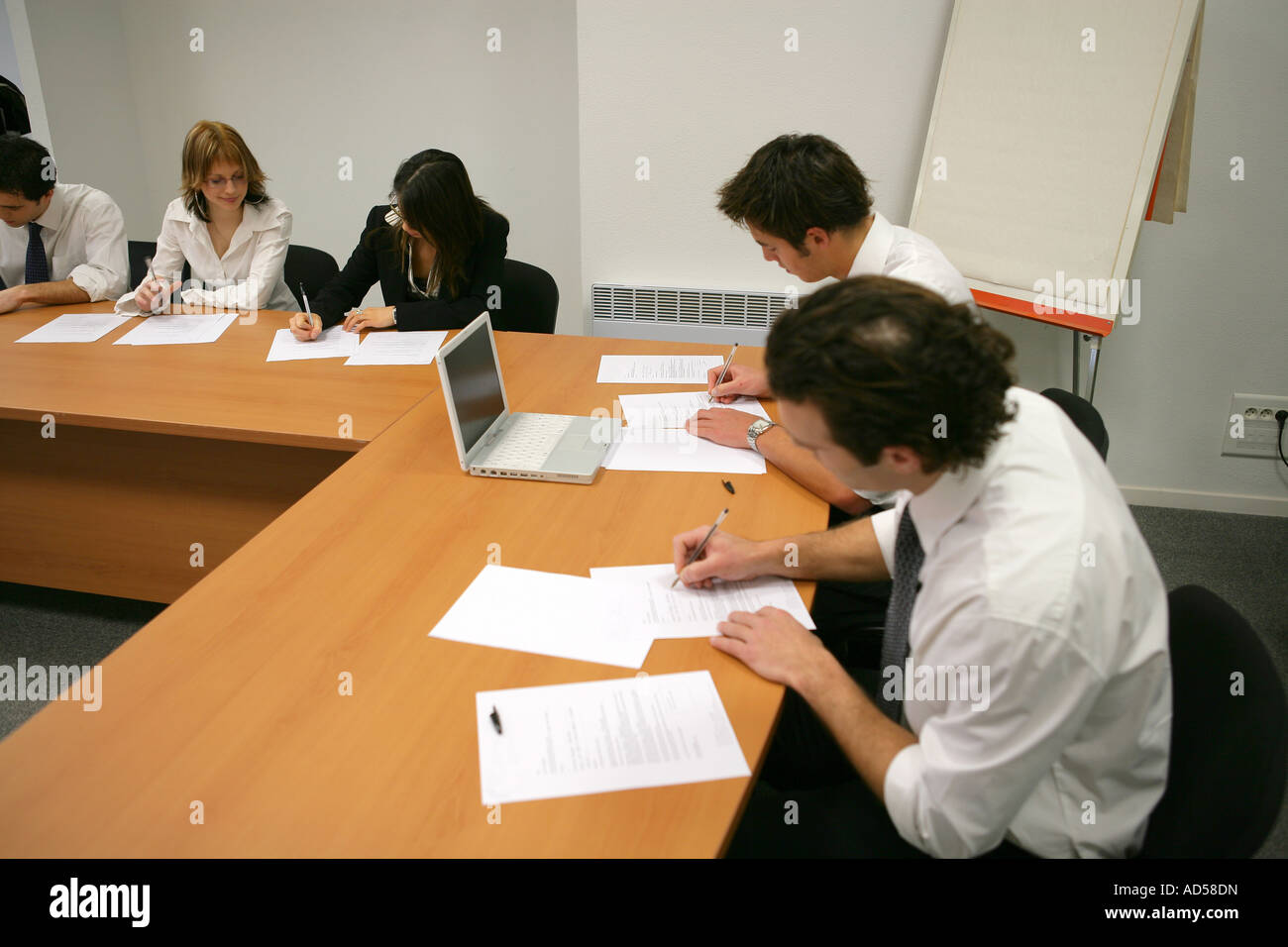 Professionals attending a trade training course Stock Photo - Alamy