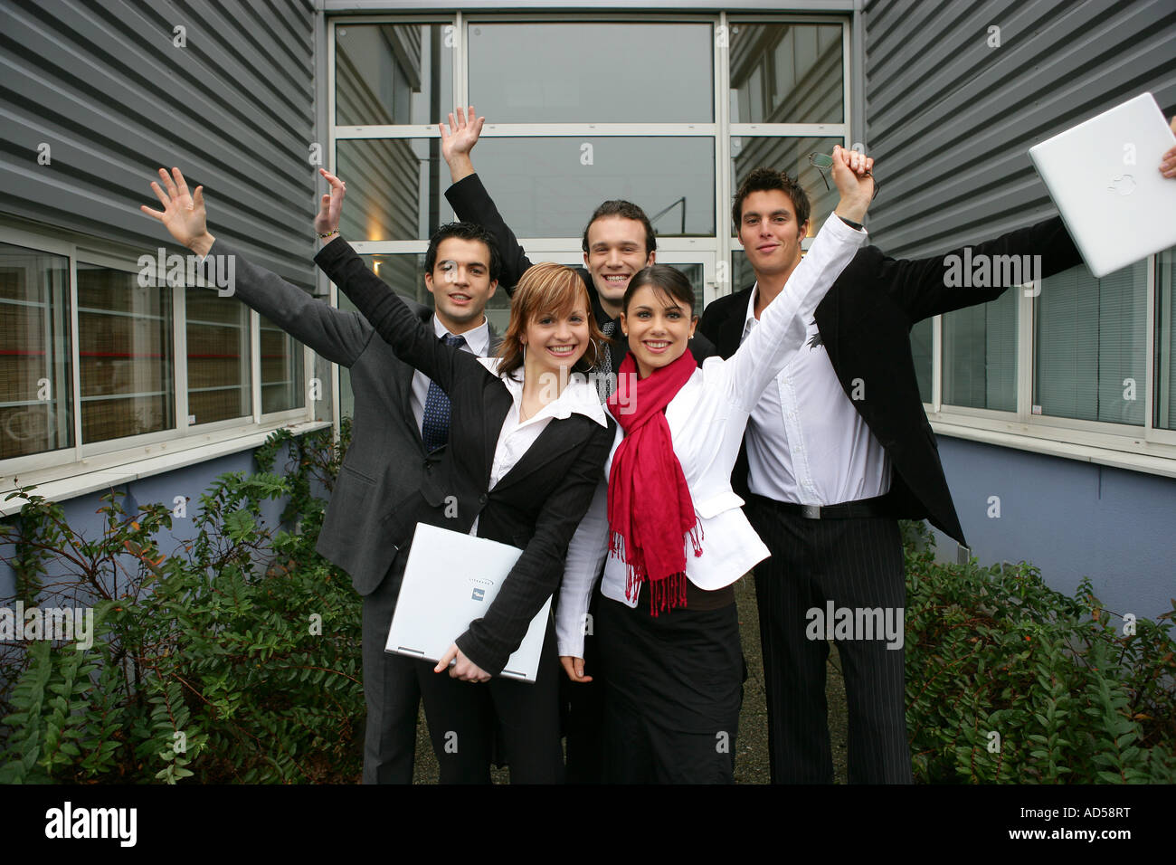 Group of professionals having fun Stock Photo - Alamy