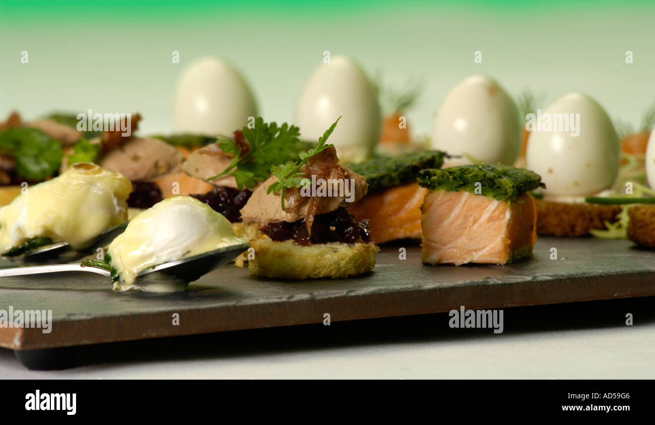 Canapes fine dining hi-res stock photography and images - Alamy