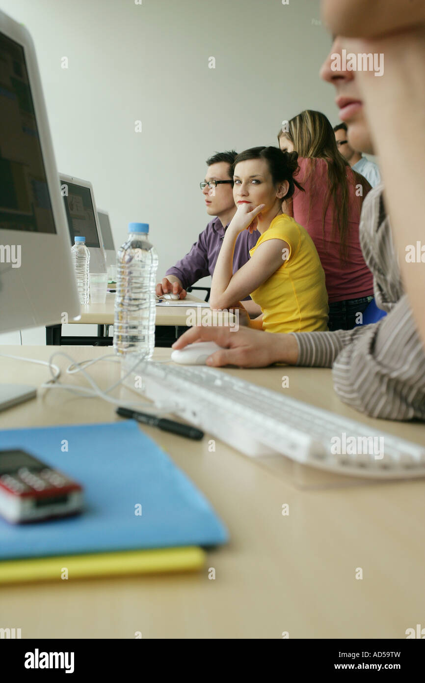 Young professionals using computers Stock Photo - Alamy