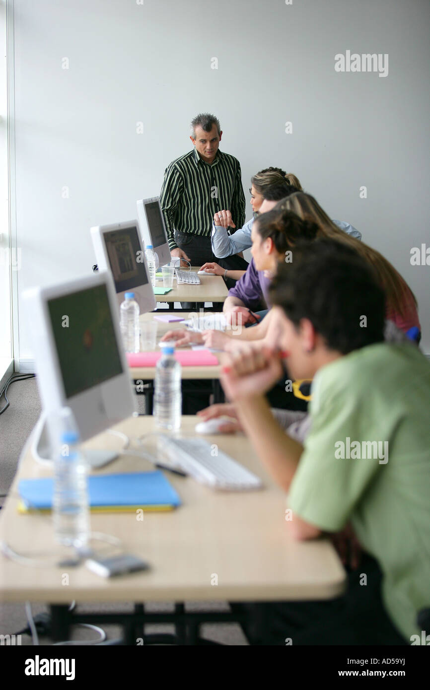Computer training course Stock Photo - Alamy