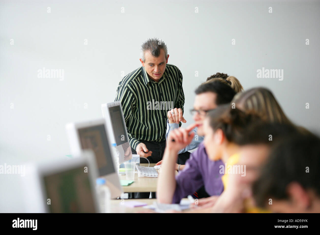Computer training course Stock Photo - Alamy