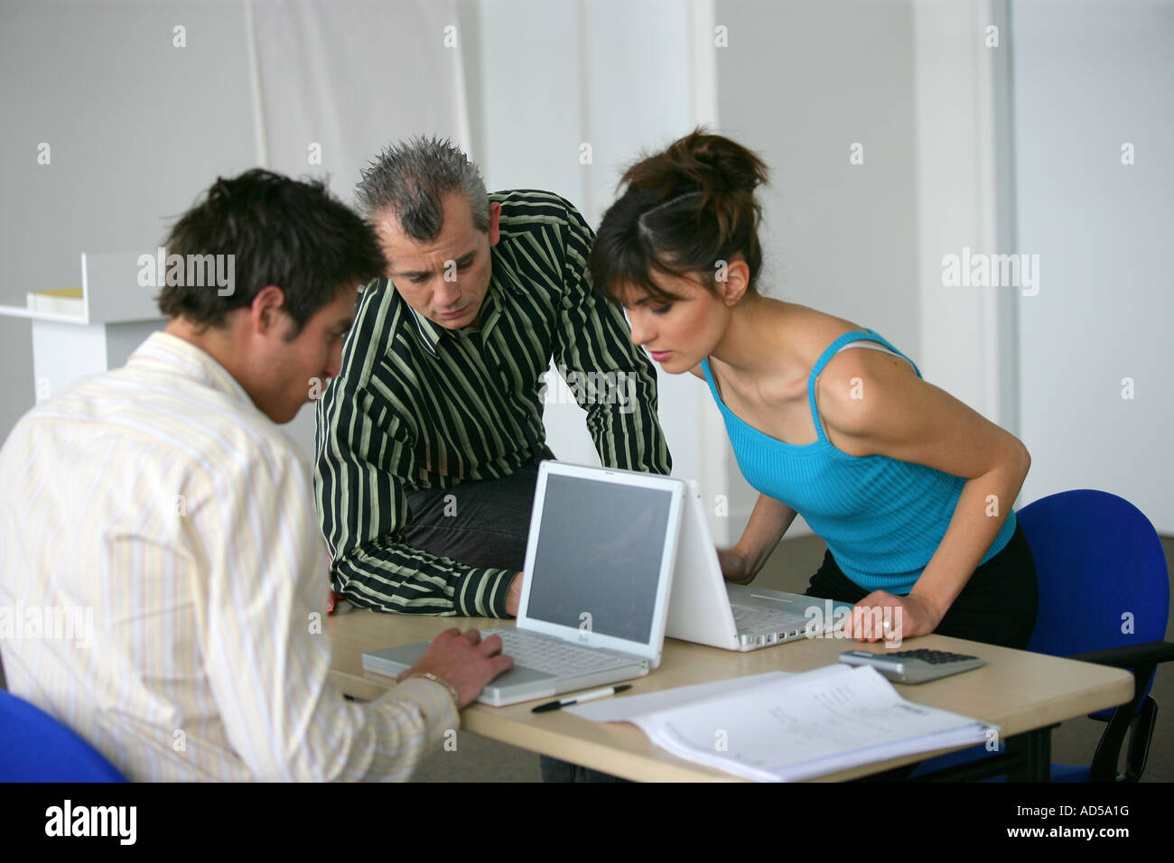 Computer training course Stock Photo - Alamy