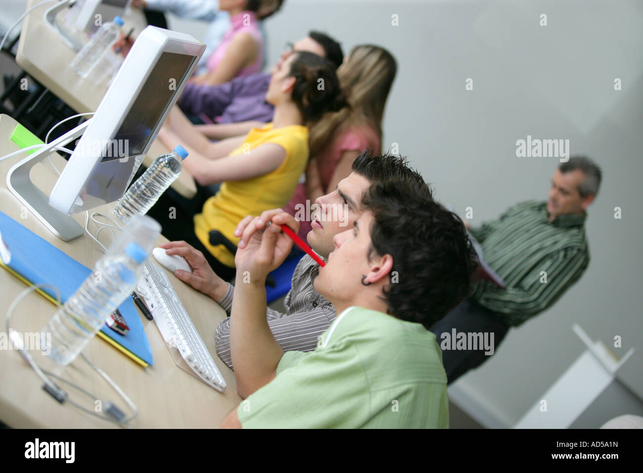 Computer training course Stock Photo - Alamy