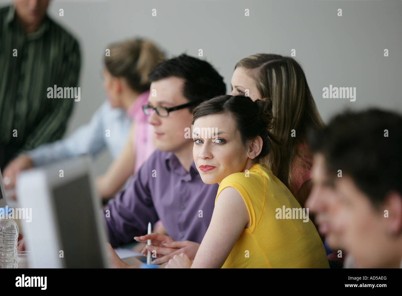 Computer training course Stock Photo - Alamy