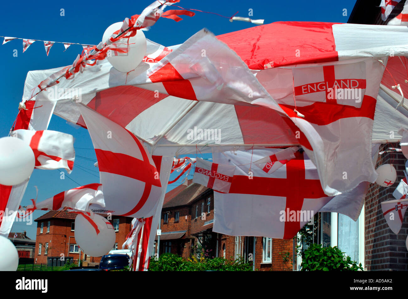 England Football Supporters Home Stock Photo - Alamy