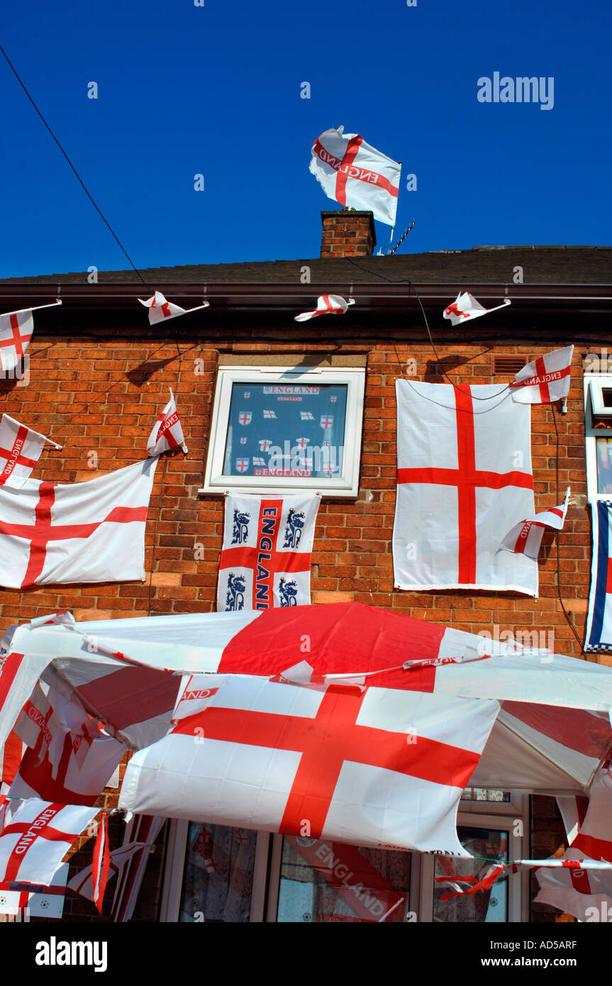 England Football Supporters Home Stock Photo - Alamy