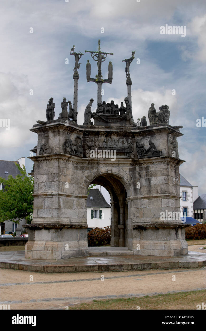 Pleyben calvary hi-res stock photography and images - Alamy