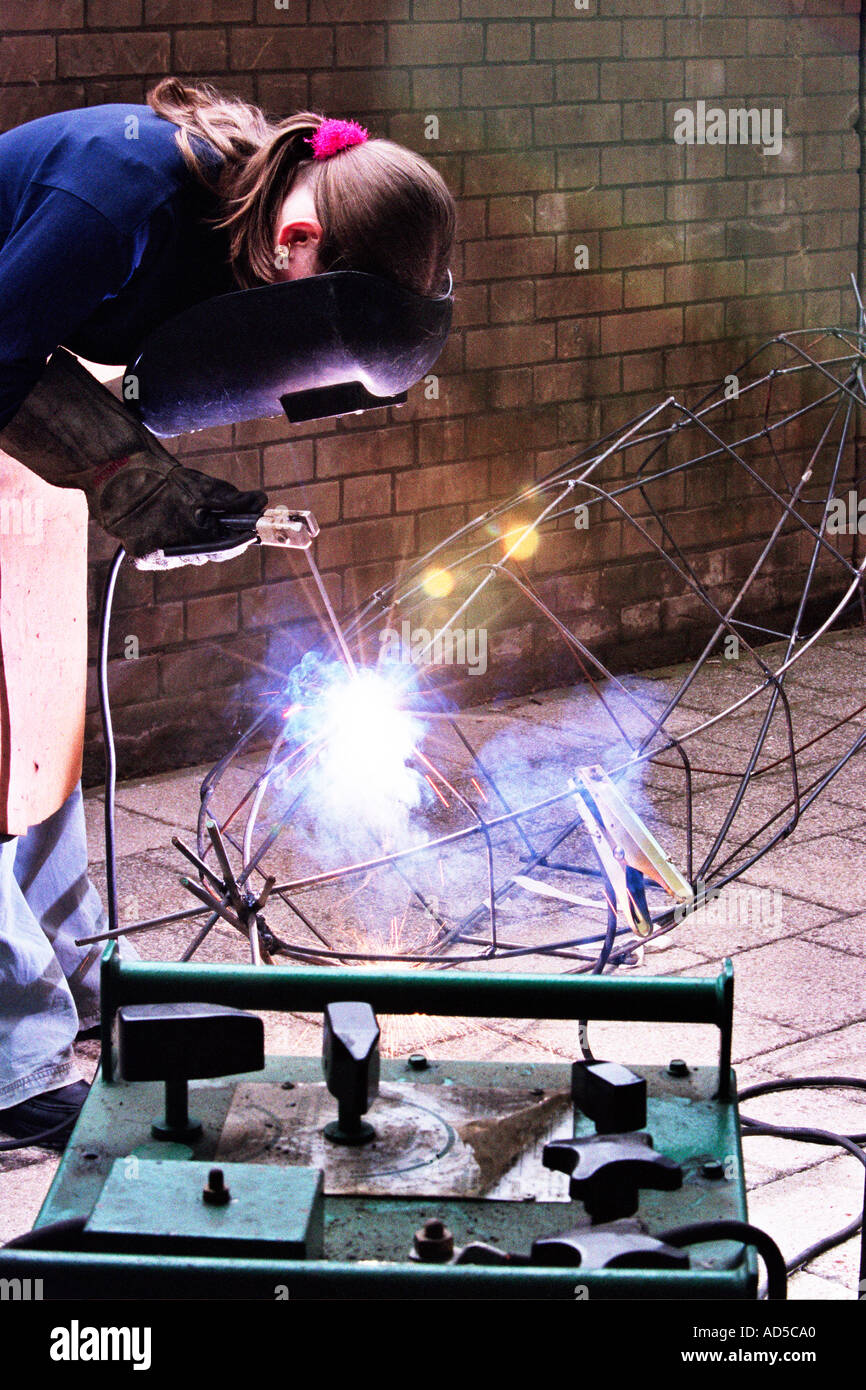 young girl at a melt class Stock Photo - Alamy