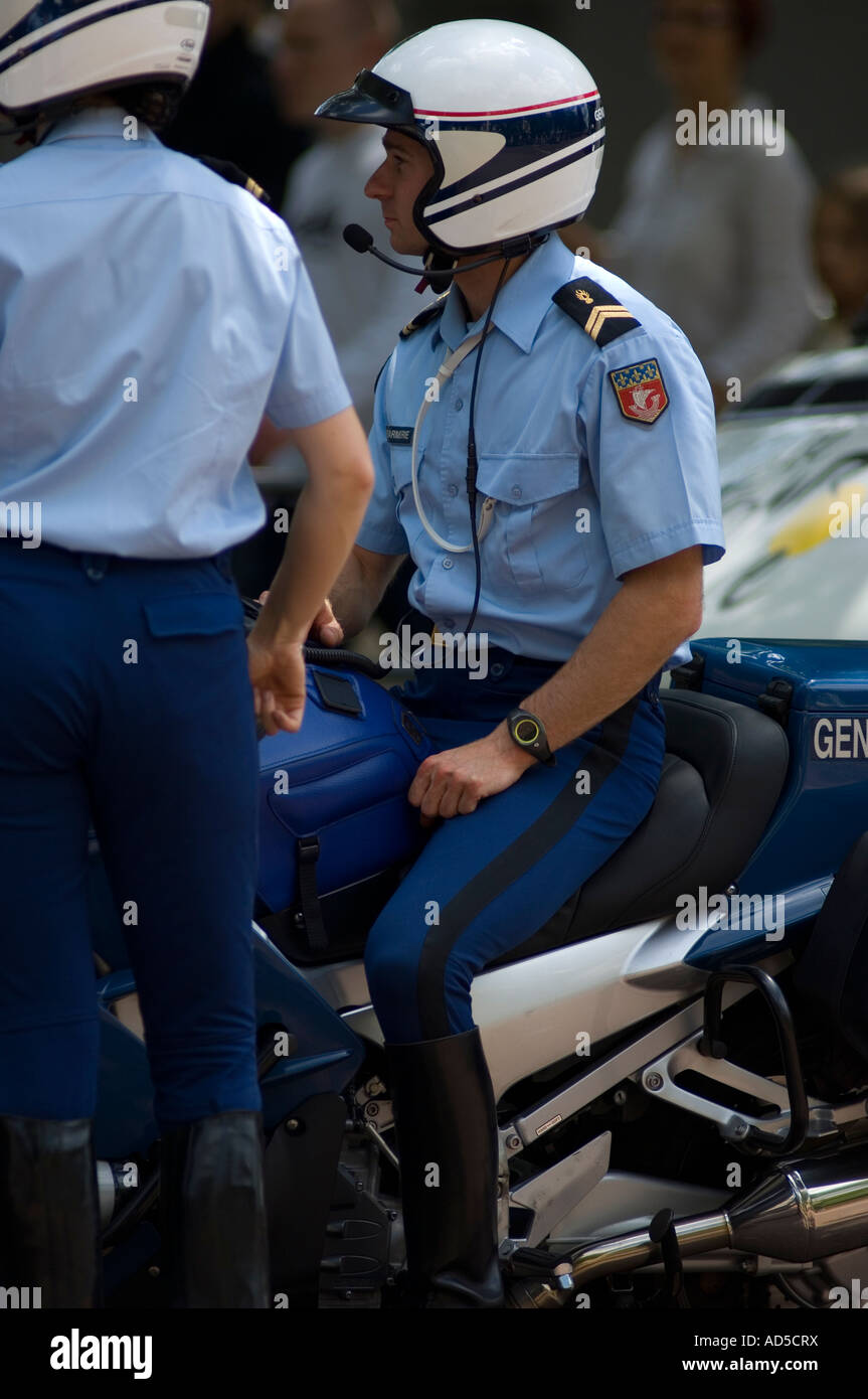 Gendarmerie french motorcycle police hi-res stock photography and ...