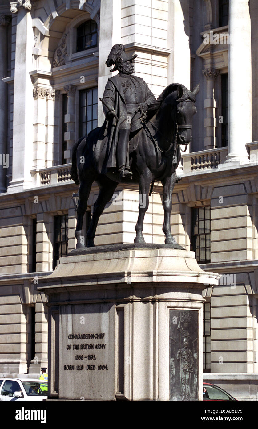 Statue of the Commander in Chief of the British Army 1856 to 1895 ...
