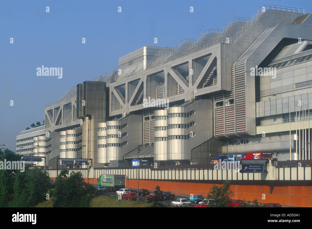 ICC Internationales Congress Centrum and radio tower traffic on the ...