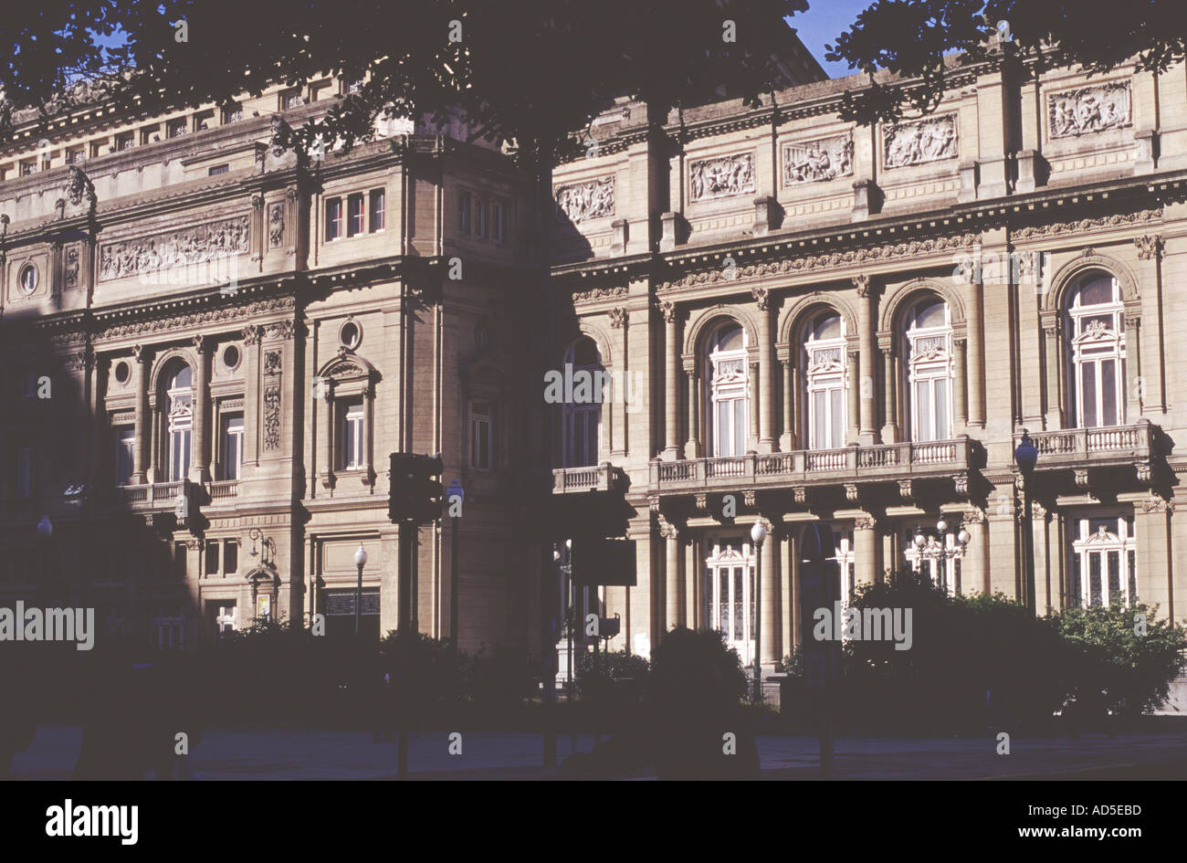 the buildings Buenos Aires Argentina Teatro Colon Opera House Stock ...