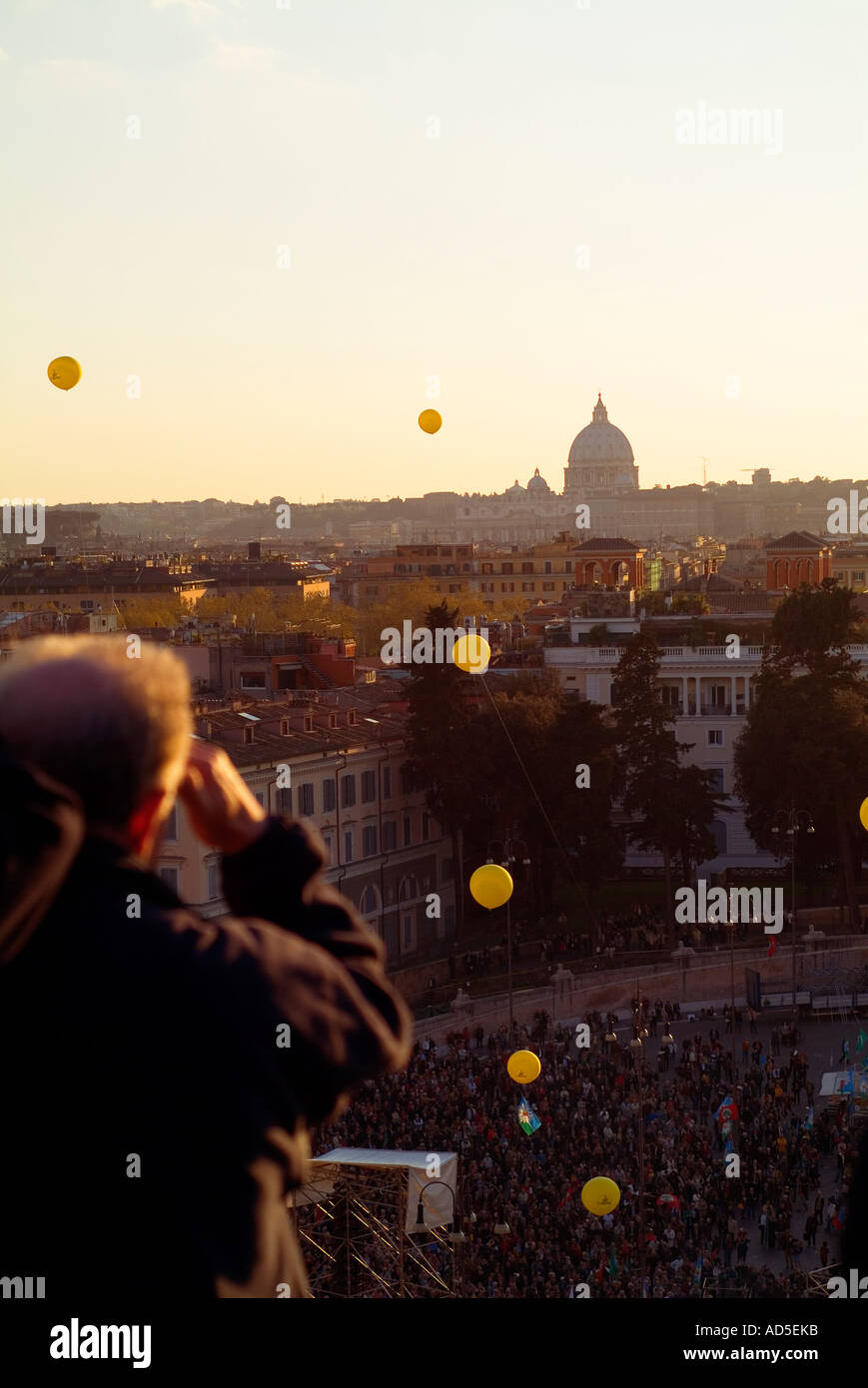 Balloons in Rome Stock Photo - Alamy