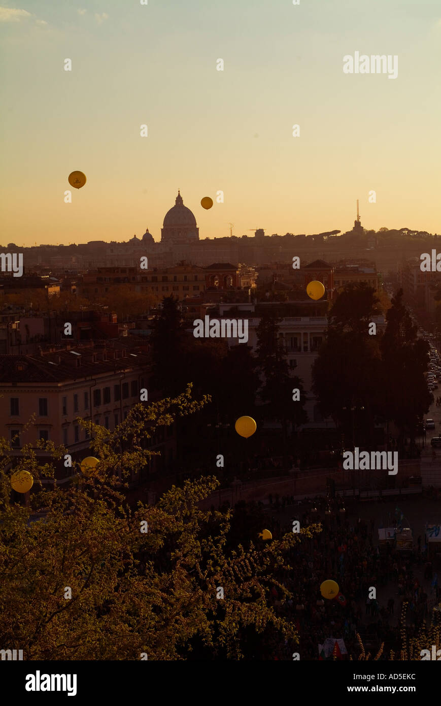 Balloons in Rome Stock Photo - Alamy