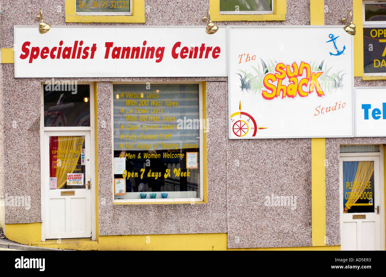 Tanning shop hi-res stock photography and images - Alamy