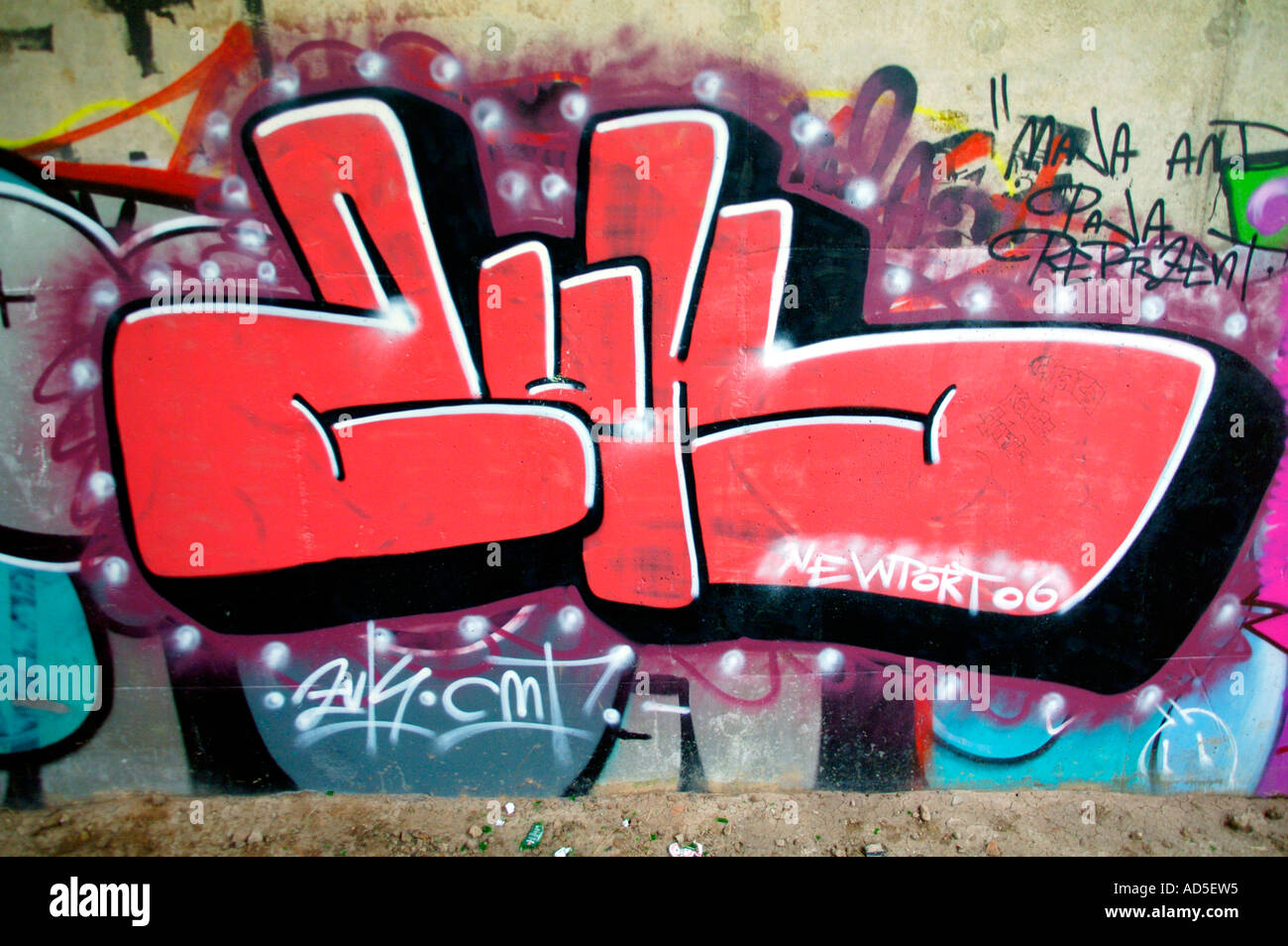 The Name Kyle In Graffiti