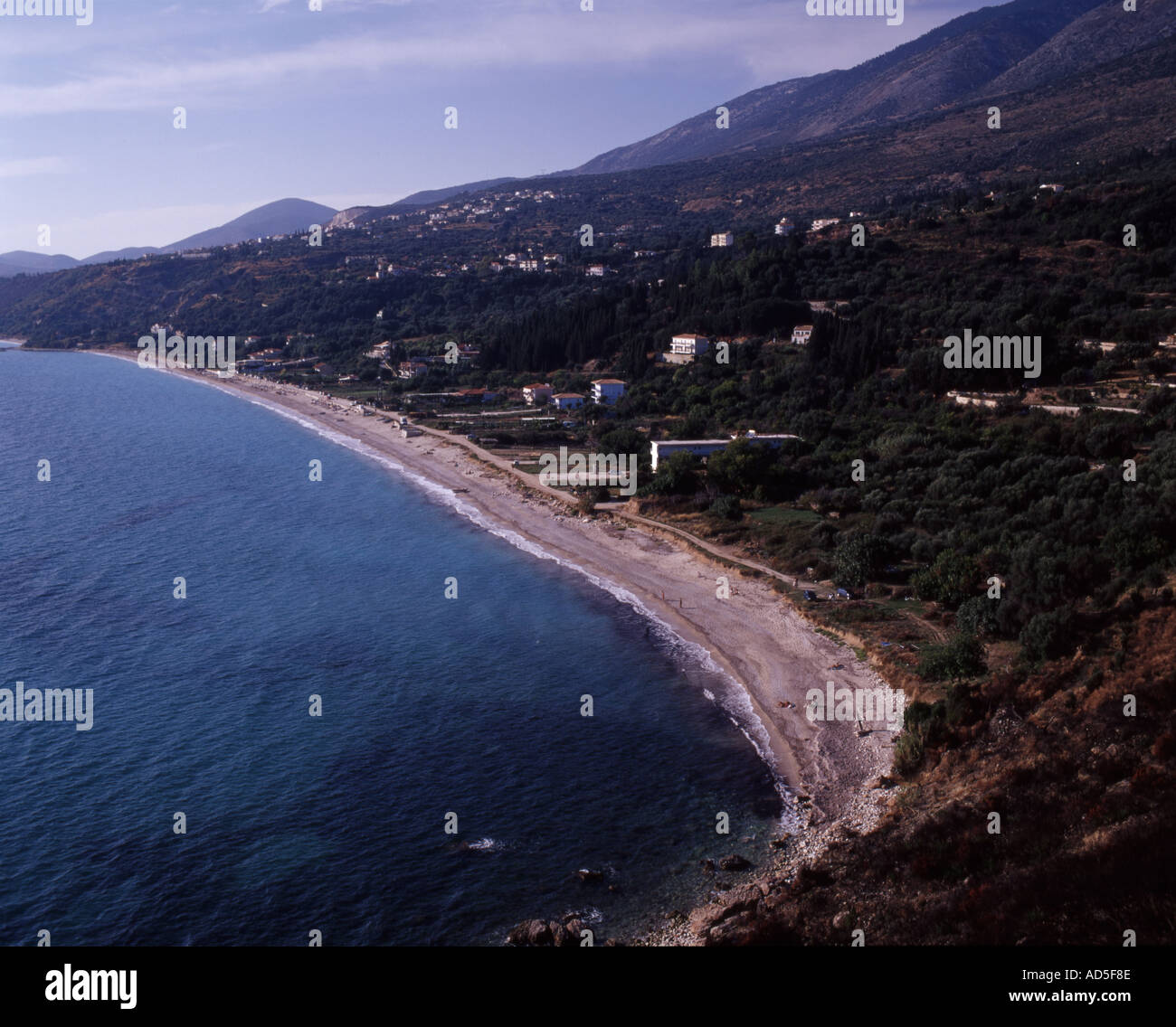Elevated view of lourdas beach hi-res stock photography and images - Alamy