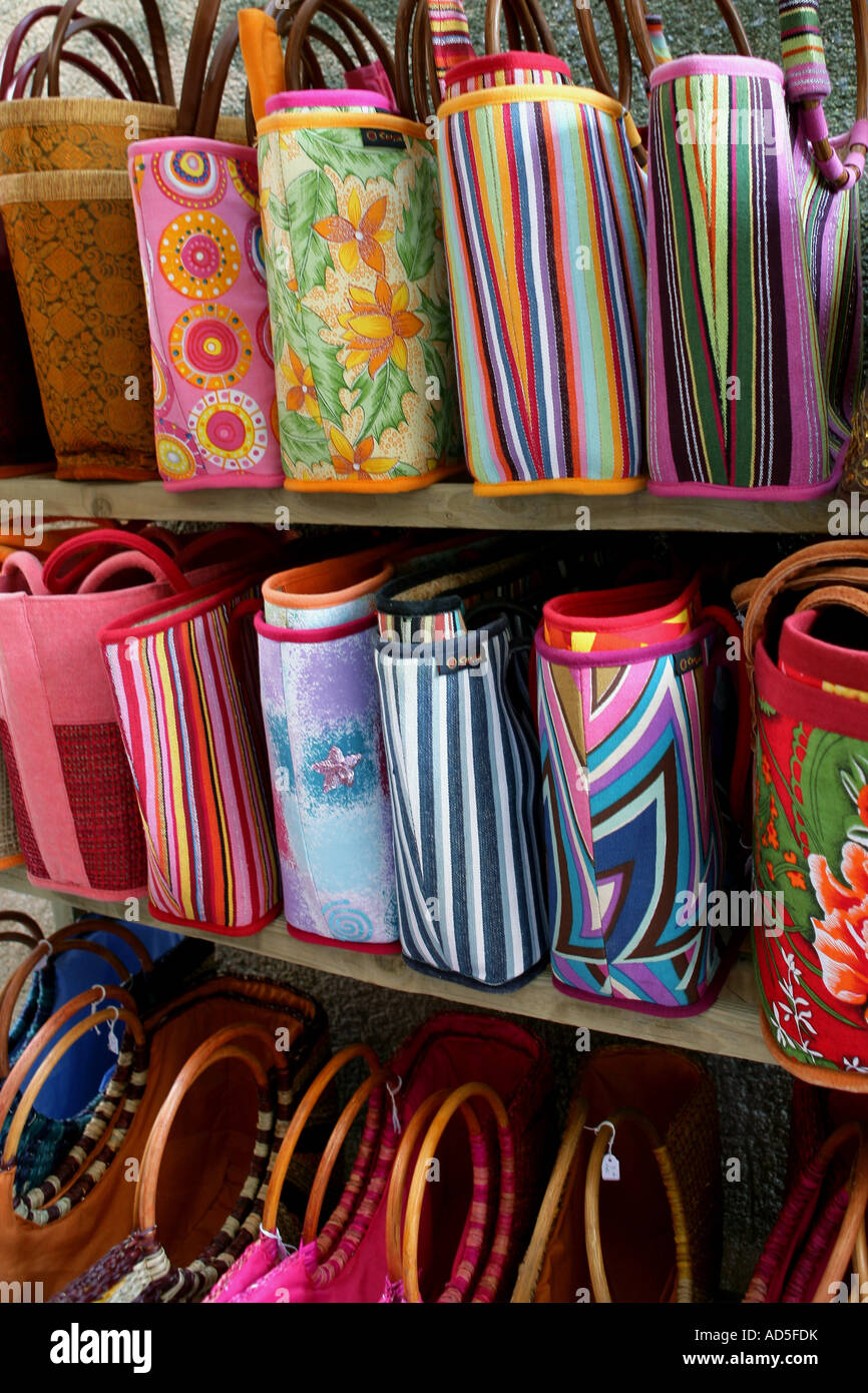 Coloured purses shop Stock Photo - Alamy