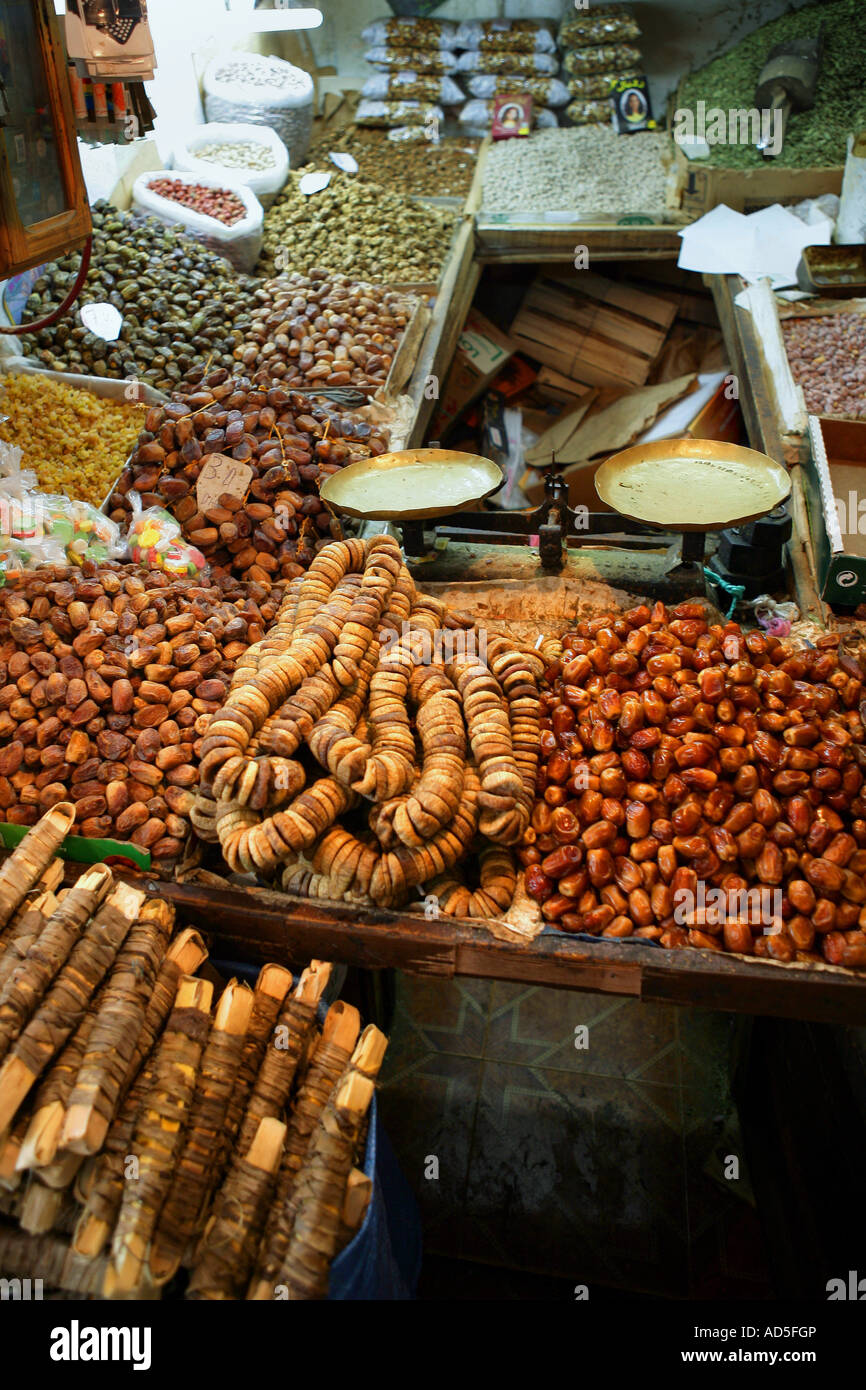 Dried fruits stall Stock Photo - Alamy