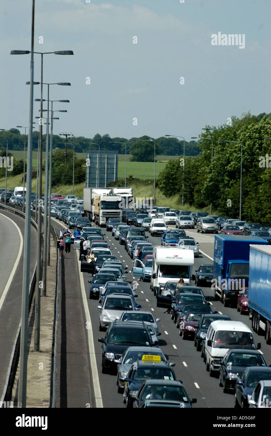 Police stop motorist motorway hi-res stock photography and images - Alamy