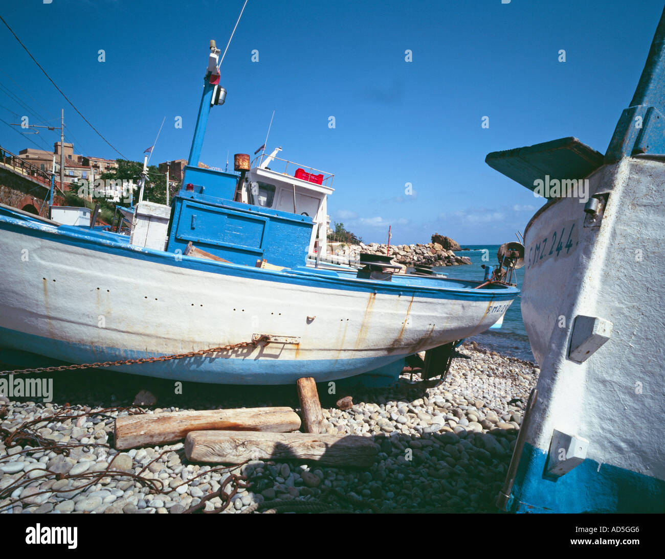 Fishing boats, Italy Stock Photo - Alamy