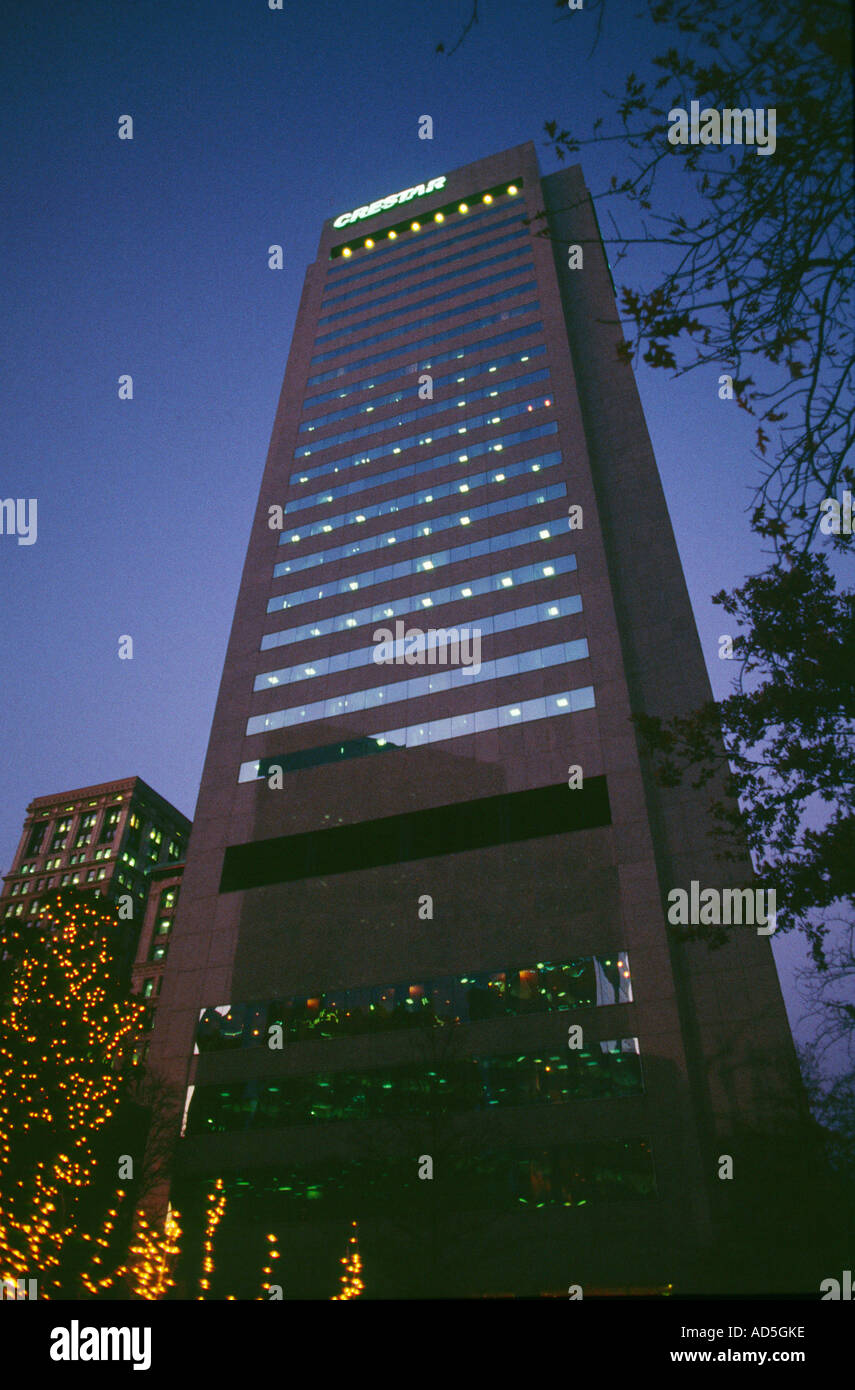 City building office building skyscraper richmond hi-res stock ...