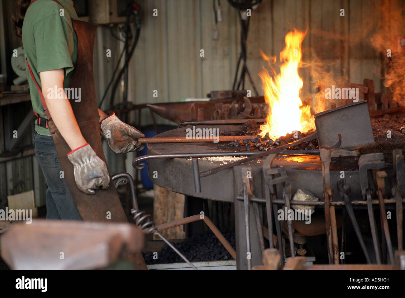 Metal melting device Stock Photo - Alamy