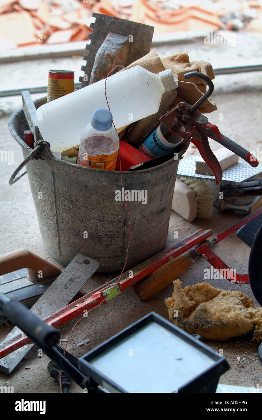 Tile layer tools Stock Photo - Alamy