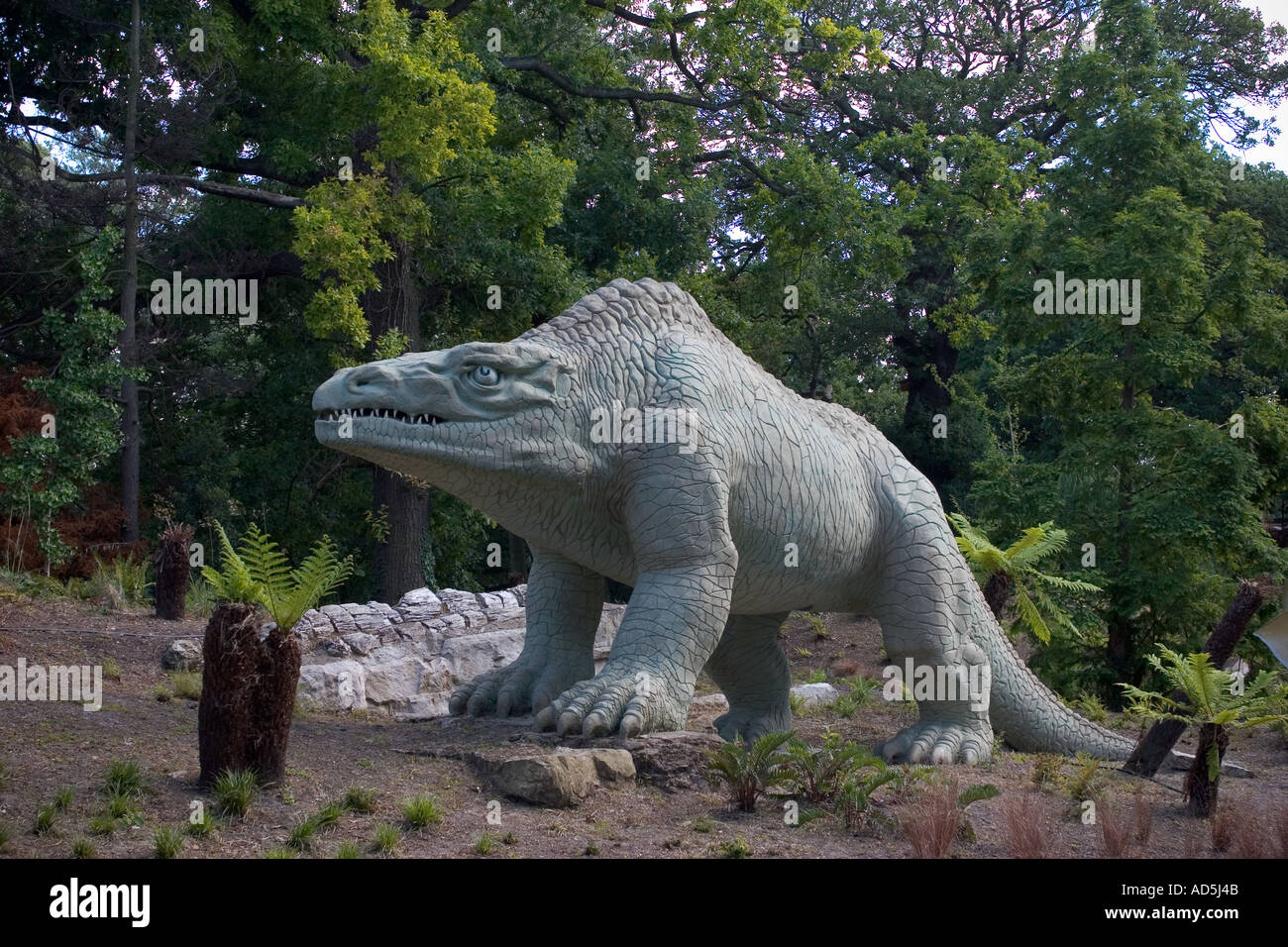 Dinosaur Park Crystal Palace London England UK Stock Photo - Alamy