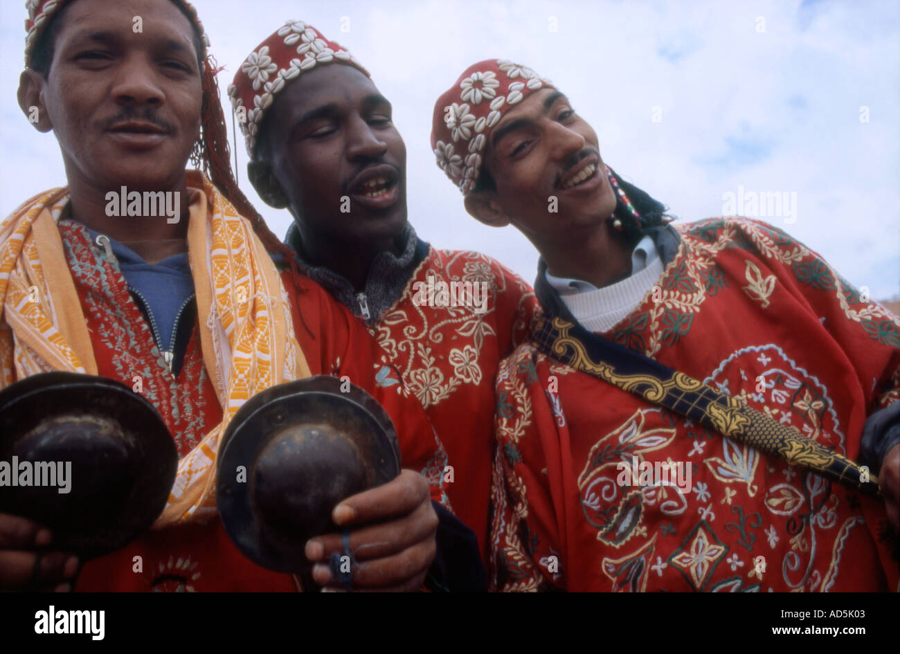 Moroccan musicians Marakesh Morocco North Africa Stock Photo - Alamy