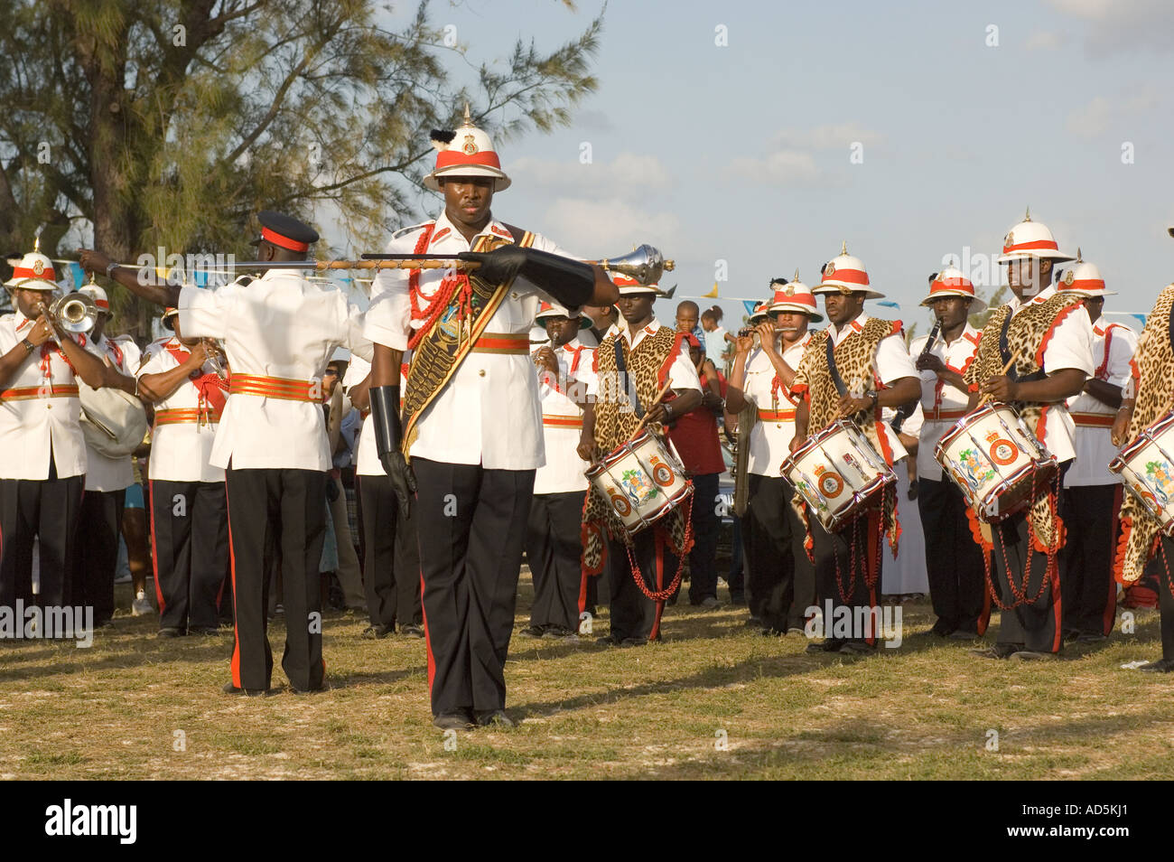 GREATER EXUMA BAHAMA Royal Bahamas Band Performing Stock Photo - Alamy