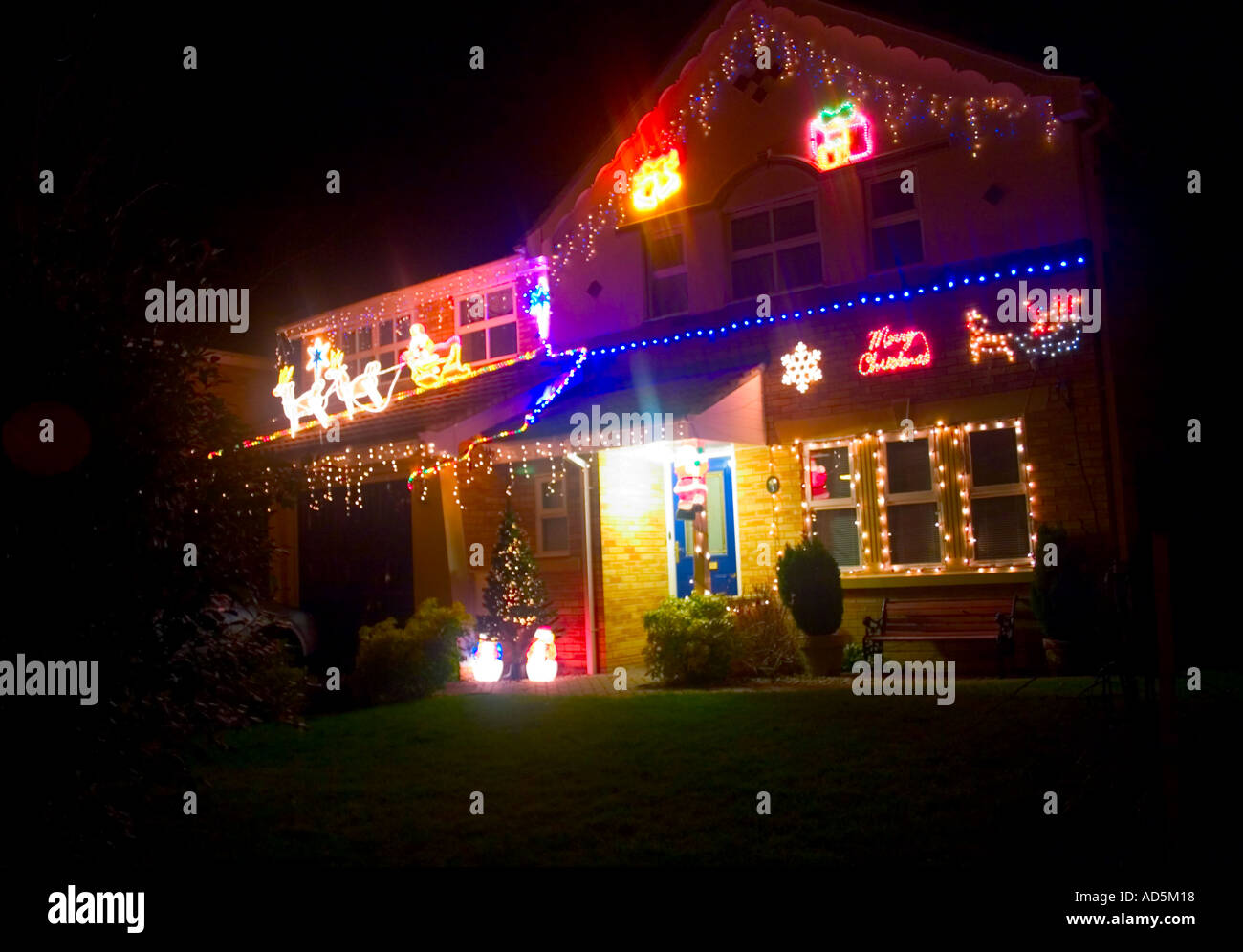 Christmas Decorations Santa Father Christmas Stock Photo - Alamy