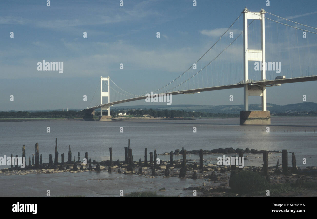 Severn Bridge Aust Bristol England Stock Photo - Alamy