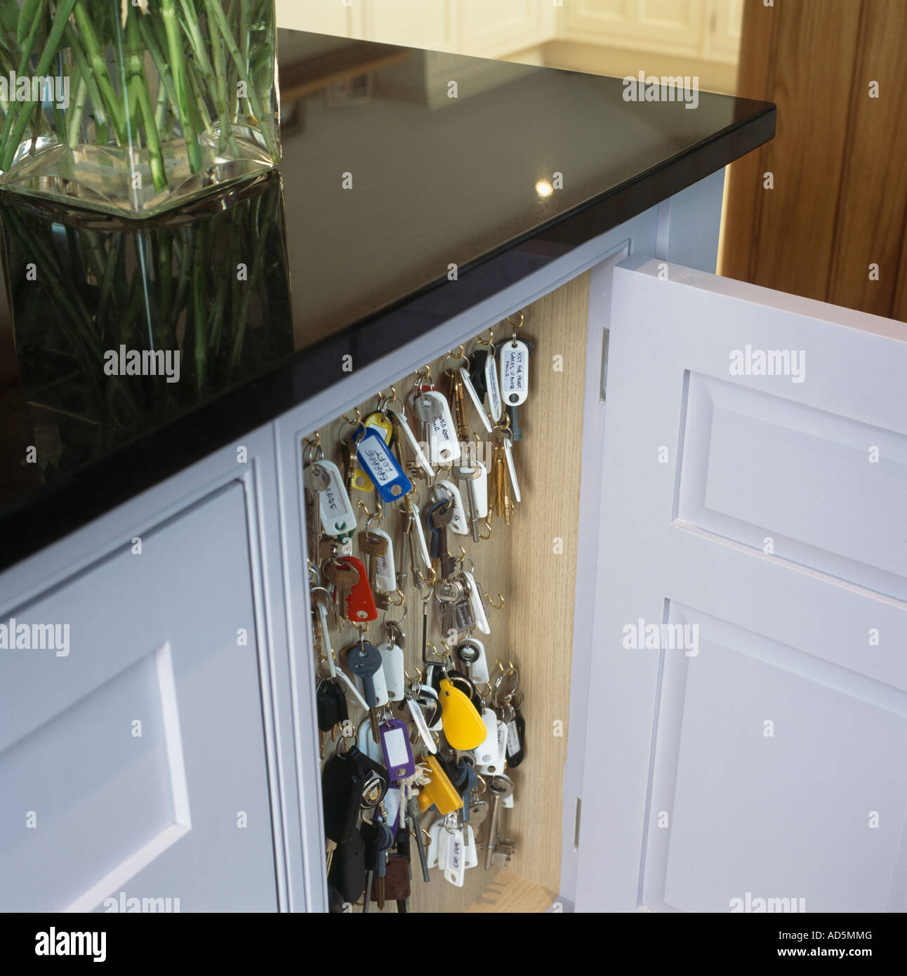 Room keys on hooks hi-res stock photography and images - Alamy