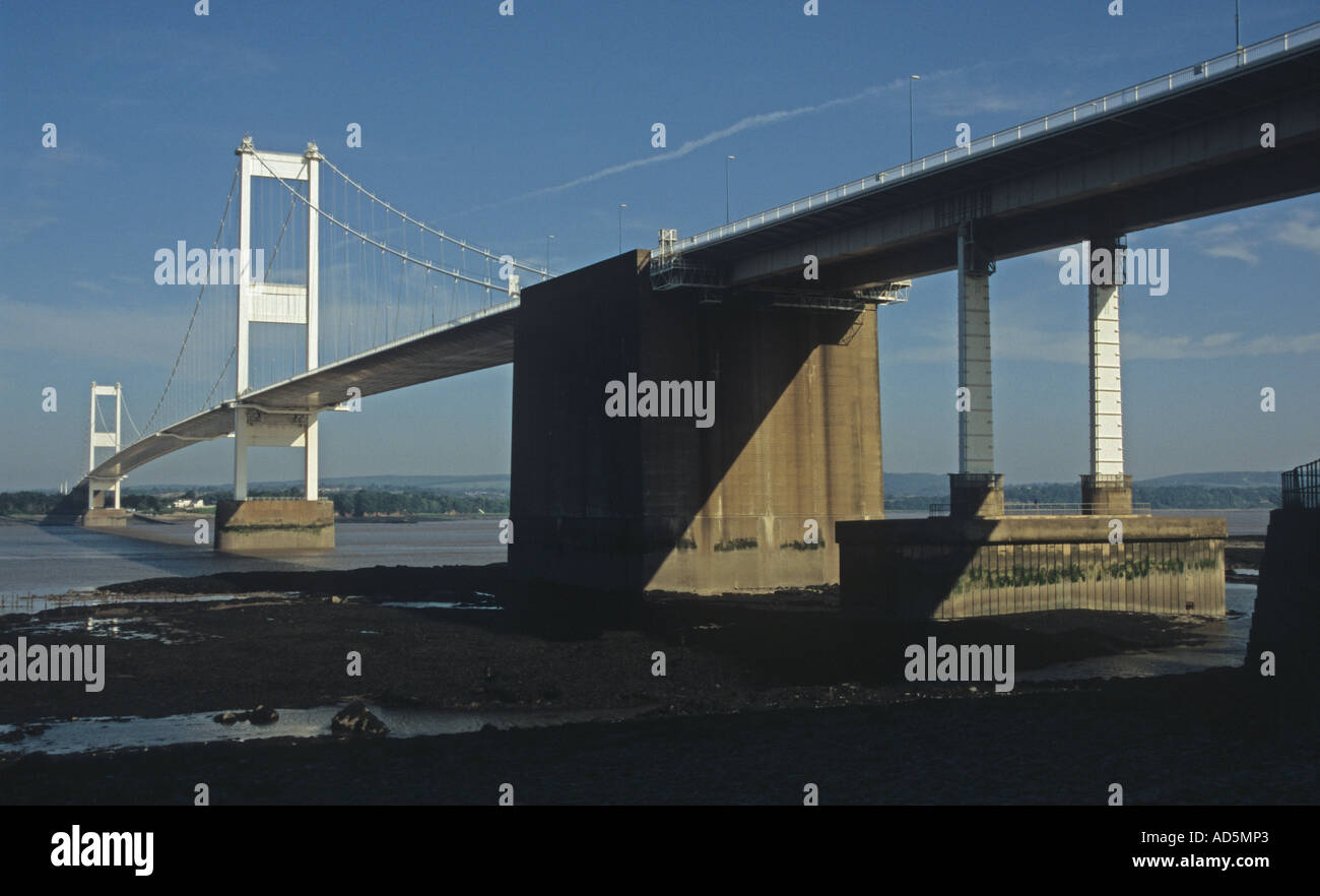 Severn Bridge Aust Bristol England Stock Photo - Alamy