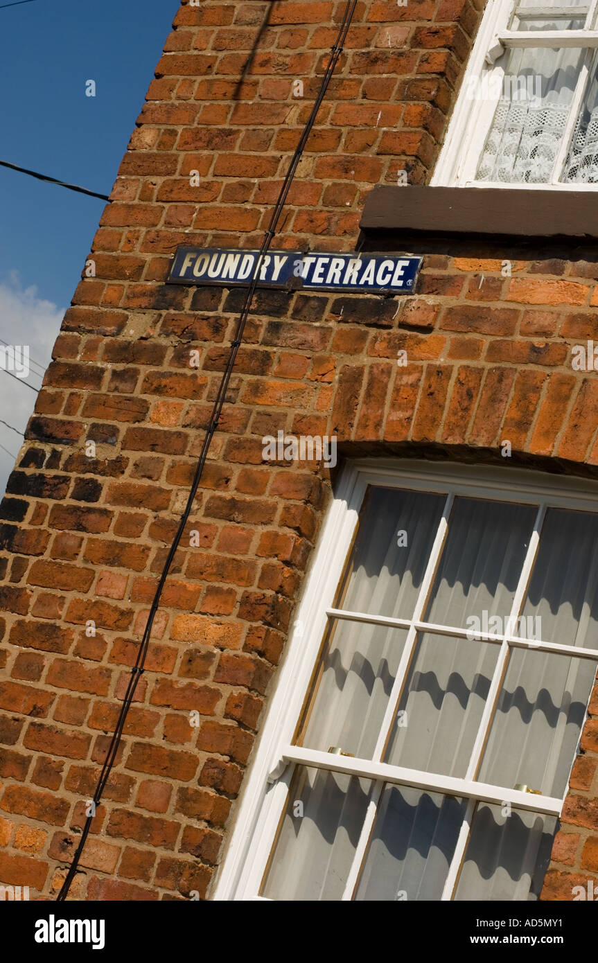 Foundry Terrace, a traditional victorian brick built house with ...