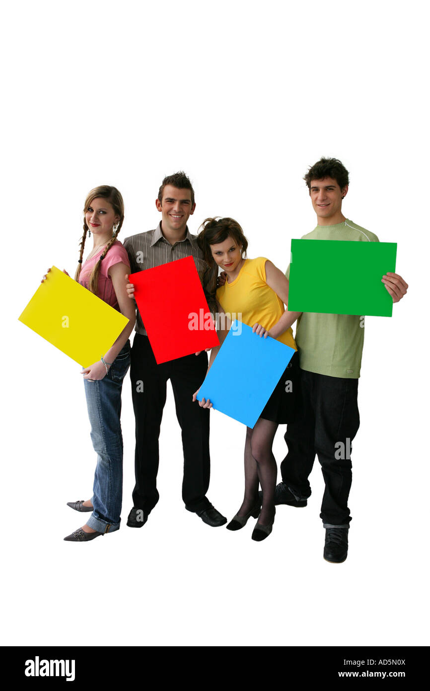 Models showing display panels Stock Photo - Alamy