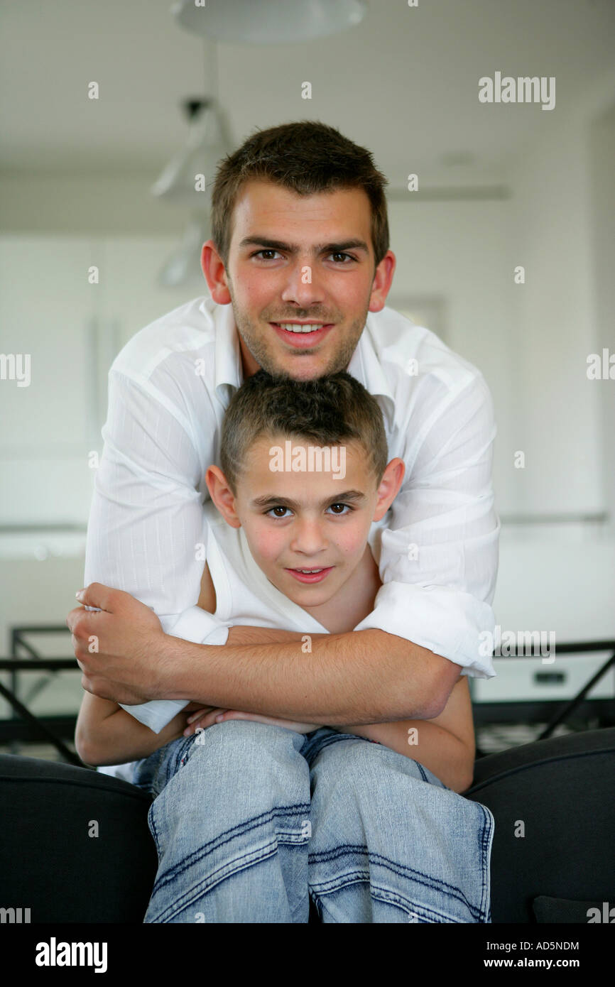 Father and son Stock Photo - Alamy