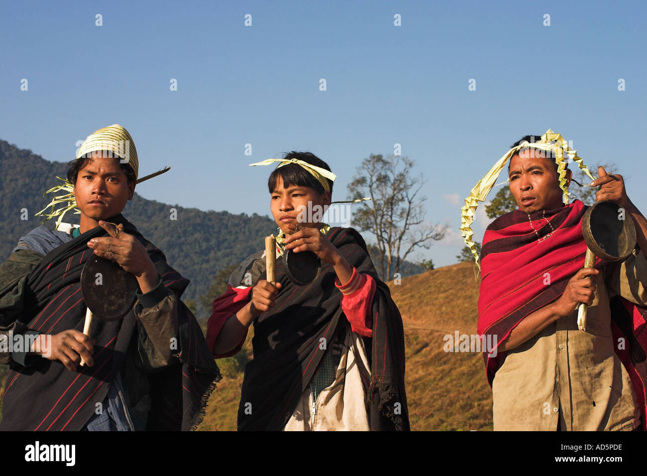 MYANMAR BURMA Sagaing Division Lahe village Naga New Year Festival Naga ...