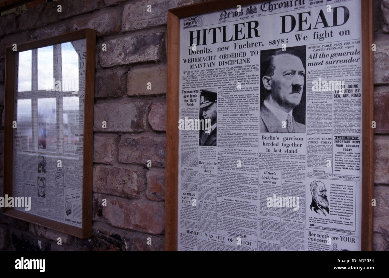 Adolf hitler newspaper hi-res stock photography and images - Alamy