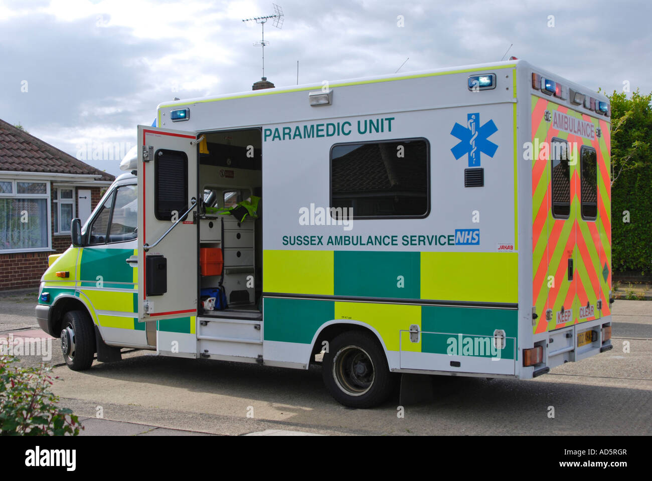 Sussex Ambulance Service Paramedic Unit on call Stock Photo - Alamy