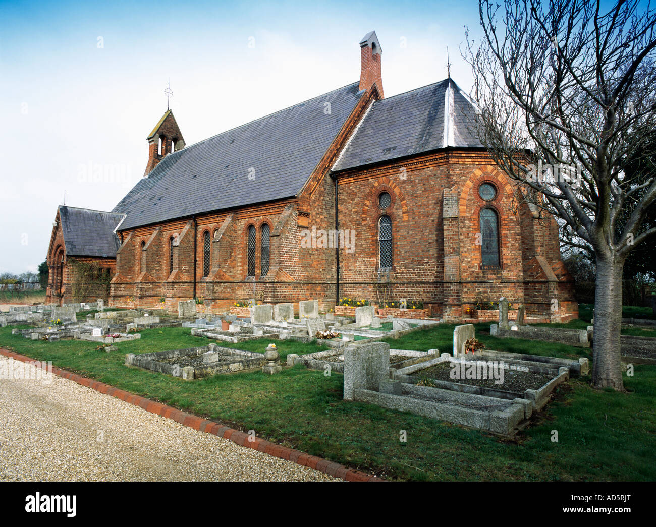 Red brick country church converted into home Stock Photo - Alamy