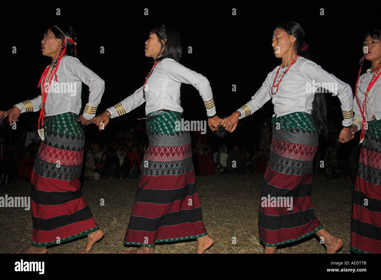 MYANMAR BURMA Sagaing Division Lahe village Naga New Year Festival Naga ...